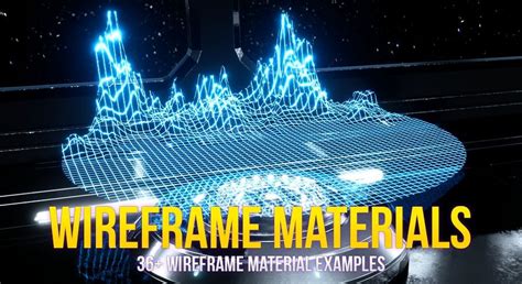 Wireframe Material Pack In Materials Ue Marketplace Runrealengine