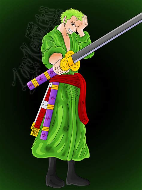 One Piece 1071 Roronoa Zoro Redraw Colored By Zorokenpachii On