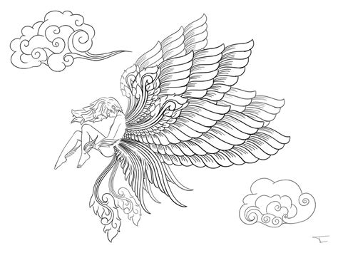 Simurgh By Cstun On Deviantart