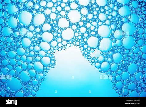 Blue Bubble Background Stock Photo Alamy
