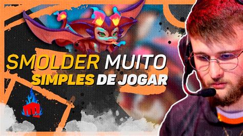 REAGI E ANALISEI AS skills DO NOVO CAMPEÃO Smolder League of Legends