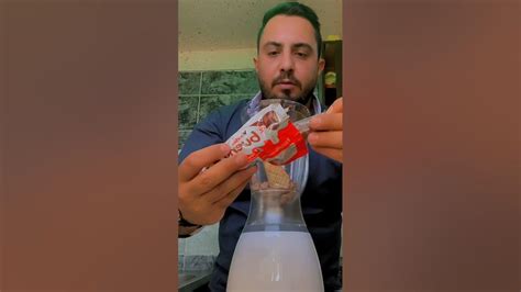 ميلك شيك كندر ‎وصفات Food Shorts Youtube