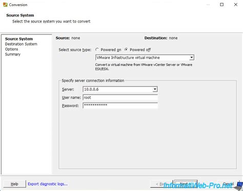 Slice The Virtual Hard Disk Of A Vmware Esxi 67 Virtual Machine Using Vmware Vcenter Converter