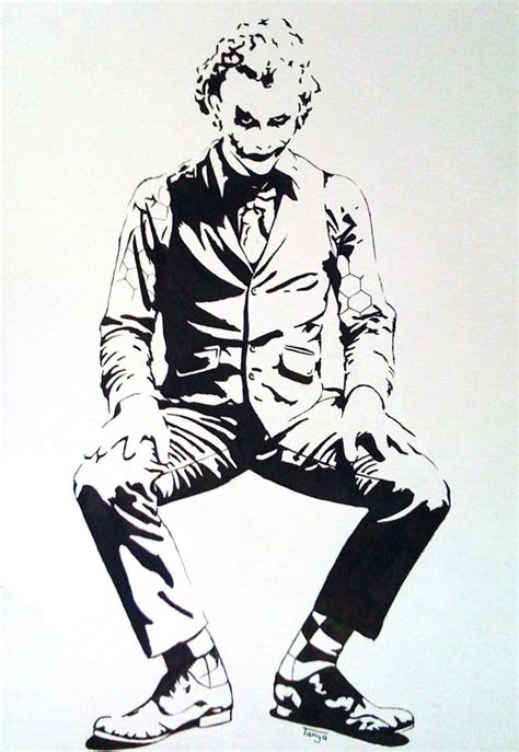 Pin By Holly Morales On Joĸer Dark Art Tattoo Joker Art Ink Drawing