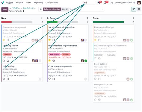 Odoo Task Auto Numbering And Search