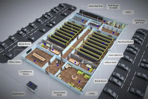 Typical Data Center Layout Core Components And Infrastructure