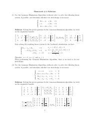 Math4364 HW4 Solution Pdf Homework 4 Solutions 1 Use The Gaussian