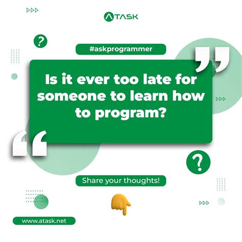 Share Your Thoughts On Programming In The Comment Pt Atask Teknologi Internasional Posted On