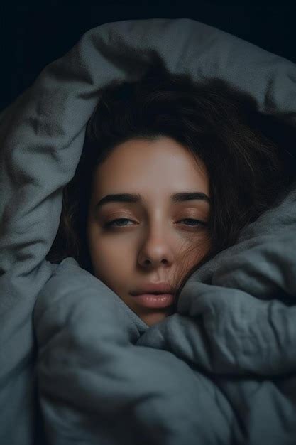 Premium Ai Image Too Lazy To Get Out Of Bed A Woman Covers Her Face