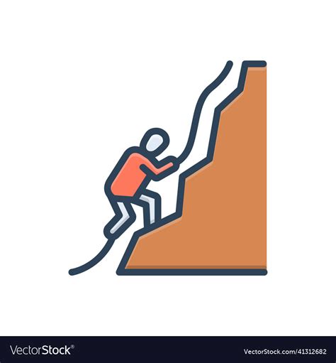 Climb Royalty Free Vector Image Vectorstock