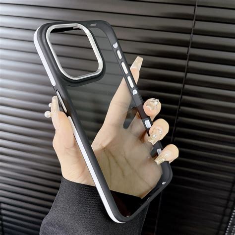 For Iphone 12 Gold Shield 3 In 1 Phone Case White