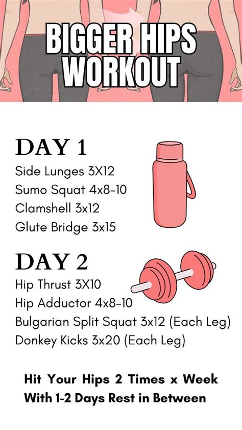 Bigger Hips Workout 2 Days Training En 2024