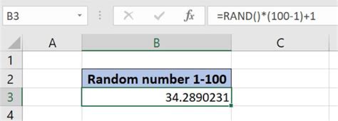 How To Use The Excel Rand Function