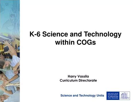 Ppt K 6 Science And Technology Within Cogs Powerpoint Presentation