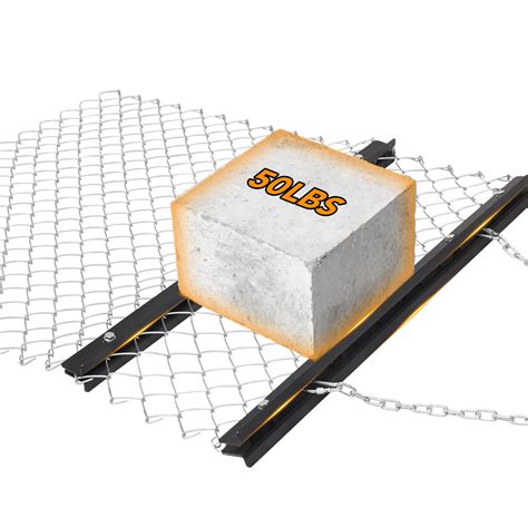 4 X 5 Atv Chain Utv Tractor Attachment Driveway Drag Chain Mat For