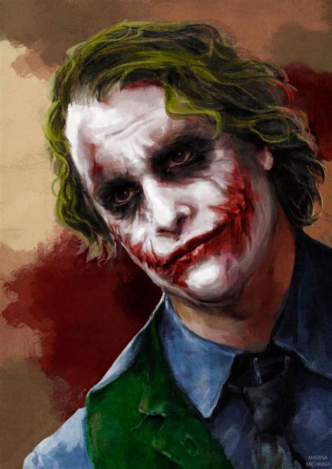 Joker By MarinaMichkina On DeviantArt Joker Drawings Joker Joker Poster
