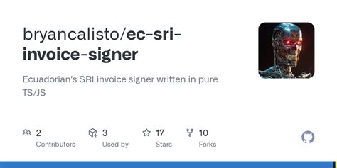 Ec Sri Invoice Signer Readme Md At Main · Bryancalisto Ec Sri Invoice Signer · Github