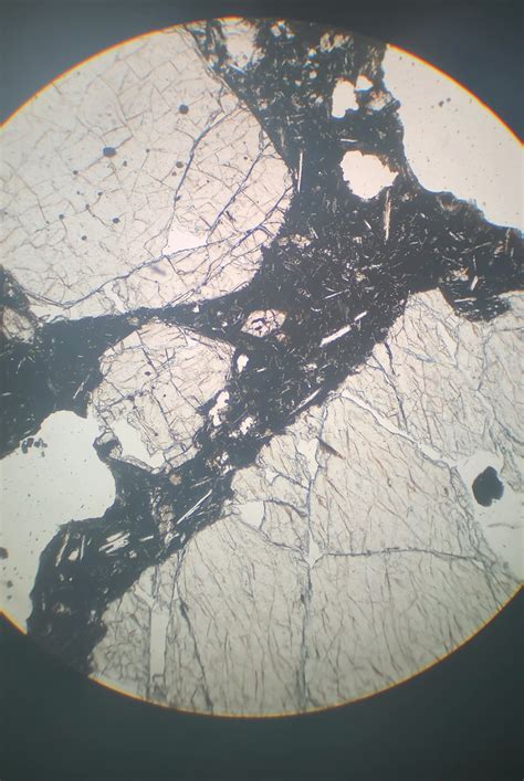 Thin Section Of Hawaiian Basalt R Geology