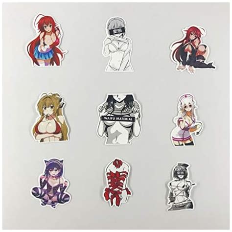 Sexy Anime Girl Laptop Stickers Pcs Cute Trendy Adult Vinyl Computer Waterproof Water
