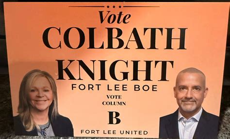 Paula Colbath And Kacy Knight For Fort Lee Boe