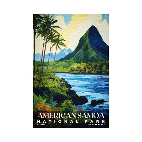 American Samoa National Park Poster Travel Art Office Poster Home