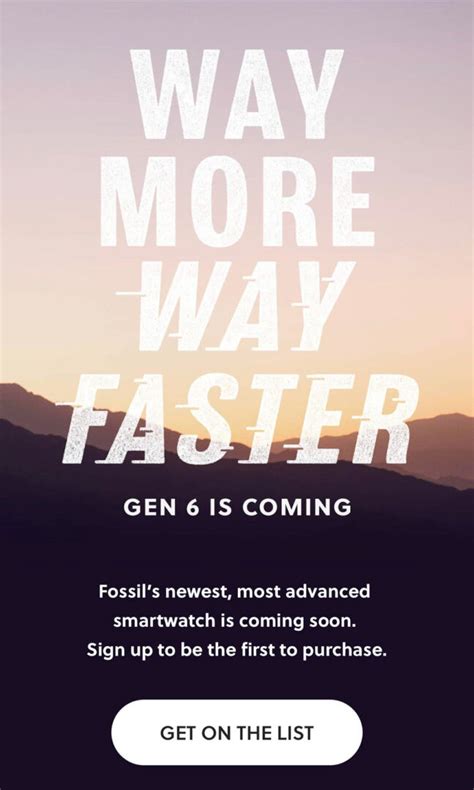 Fossil Hints A Way Faster Gen 6 Smartwatch Is Launching Soon Android Authority