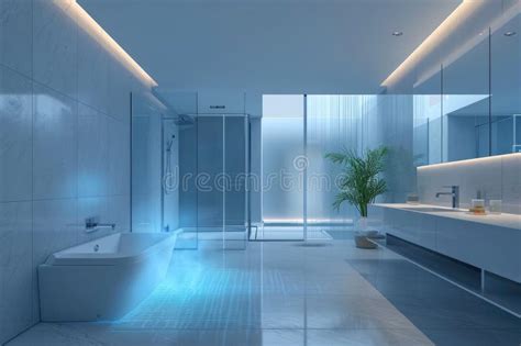 Assistant Smart Home Automation Futuristic Interface On Virtual Screen