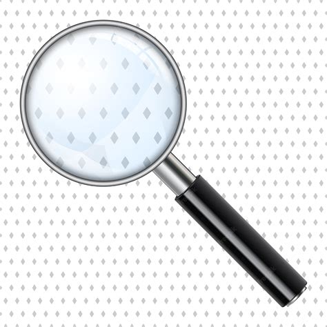 Premium Vector 3d Realistic Magnifying Glass
