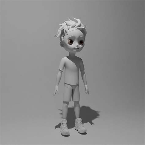 Boy Cartoon 3d Model 3d Model Animated Cgtrader