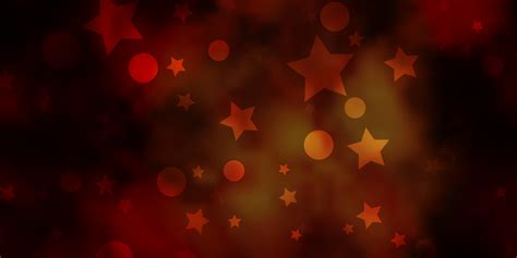 Dark Yellow Vector Layout With Circles Stars 15020467 Vector Art At Vecteezy