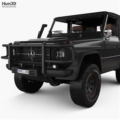 Mercedes Benz G Class Convertible Wolf 1996 3d Model Download Sports