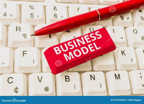 Handwriting Text Business Model Conceptual Photo Identifying Revenue
