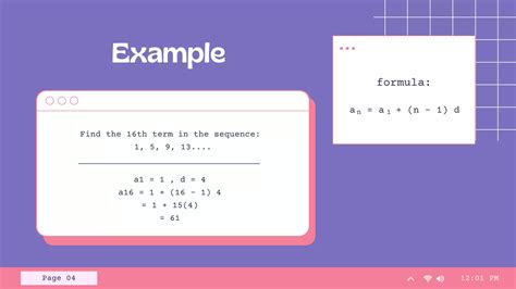 arithmetic sequence series mean pdf