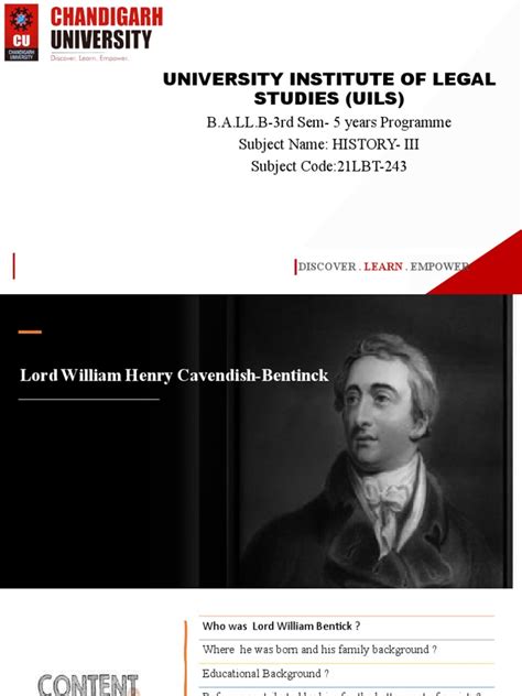 Lord William Bentinck Pdf