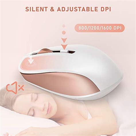 Rechargeable Wireless Keyboard Mouse Combo Seenda Ultra Quiet Full Sized Cordless Keyboard And