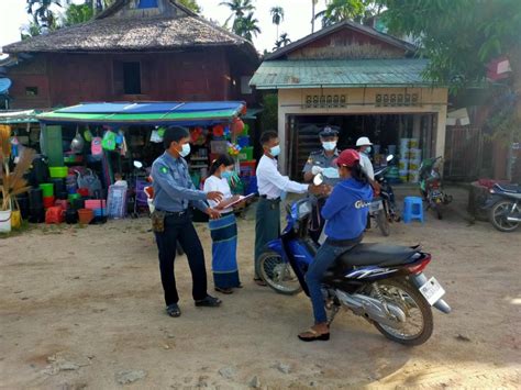 ပလောက်မြို့၌ ကိုဗစ် ၁၉ ရောဂါကာကွယ်ထိန်းချုပ်ရေး စစ်ဆေးမှုများ အရှိန်အဟုန်မြှင့် ဆောင်ရွက