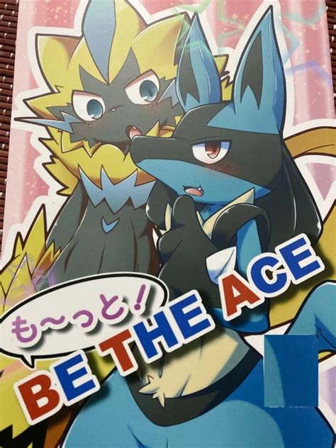 Doujinshi Kemono Pokemon Shota Zeraora X Lucario A5 28 Pages Motto
