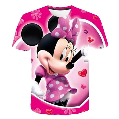 Camisetas De Mickey Mouse Para Niñas Camisetas Con Estampado De