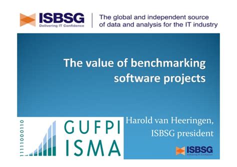 The Value Of Benchmarking Software Projects Ppt