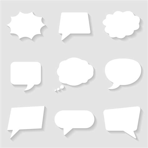 Speech Bubble With Paper Style 13184726 Vector Art At Vecteezy