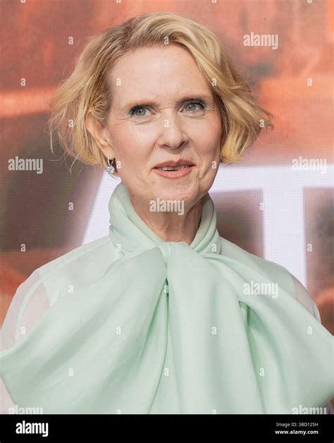 New York Ny May 21 2025 Cynthia Nixon Wearing Dress By Richard