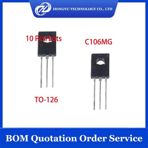 10 Pcslots C106mg C106m C106 Scr 600v 4a To225aa To 126 Ic Chips