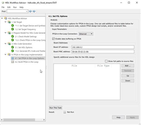 Fil Simulation With Hdl Workflow Advisor For Simulink Matlab And Simulink
