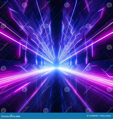 Purple And Blue Background With Light Streaks Stock Image Image Of