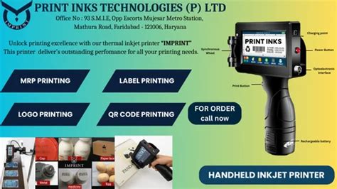 Imprint Handheld Smart Inkjet Printer 600 Dpi At Best Price In