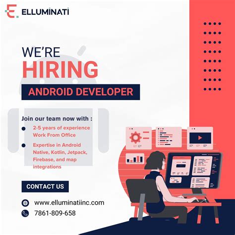 Hiringalert Androiddeveloper Elluminati Techjobs Rajkotitjobs