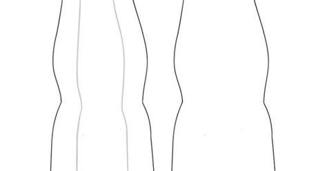Blank Body Template For Tattoos Pe