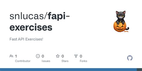 github snlucas fapi exercises fast api exercises