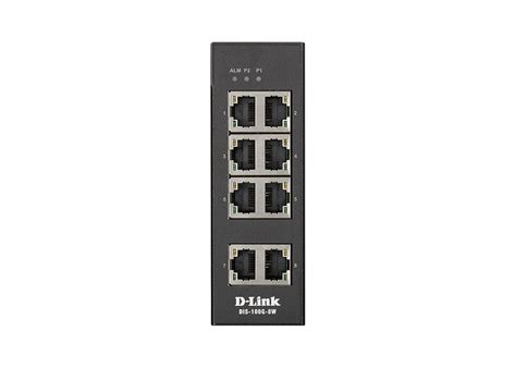 სვიჩი: D-Link DIS-100G-8W Unmanaged Industrial Switch - KLG
