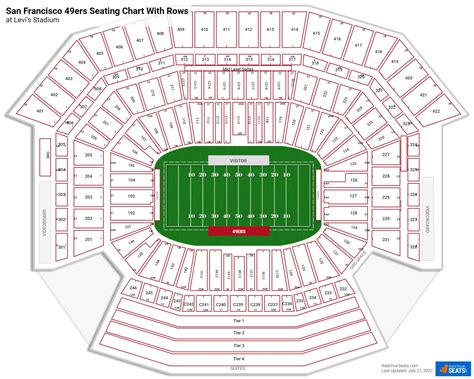 Levi Stadium Seating Chart With Rows